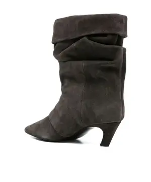 Ash Pointed Toe Boots - Black