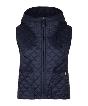 Max Mara Max Mara Quilted Hooded Vest Black