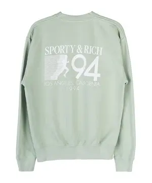 SPORTY  RICH Sporty & Rich Long-sleeved Sweater With Logo And Pattern