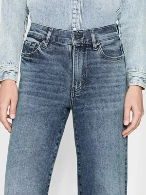 FRAME Le Slim Palazzo Jeans - Blue