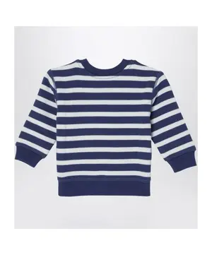 Ralph Lauren Polo Bear Striped Sweatshirt - Blue
