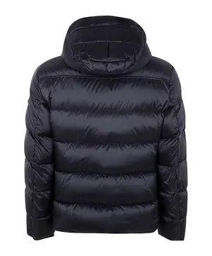 MOORER Padded Design Hooded Jacket