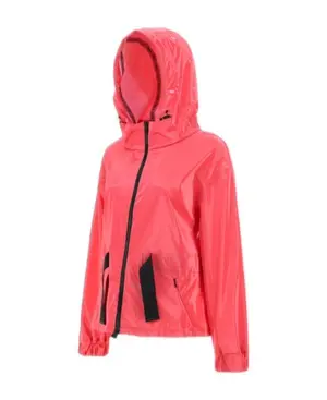 Herno Hooded Zip-up Jacket With Drawstring Detail - Red