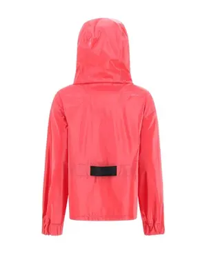 Herno Hooded Zip-up Jacket With Drawstring Detail - Red