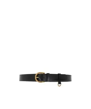 Prada Logo-engraved Buckle Belt - Black