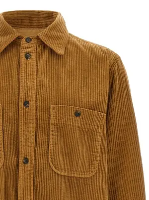 Isabel Marant Étoile Nario Buttoned Corduroy Shirt - Camel