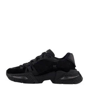 Dolce & Gabbana Airmaster Lace-detailed Sneakers - Black