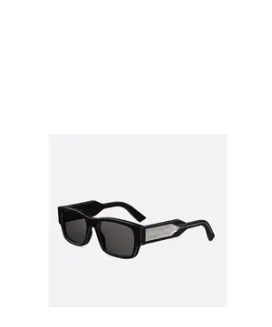 Dior Full-rimmed Sunglasses With Patterned Temples - Black