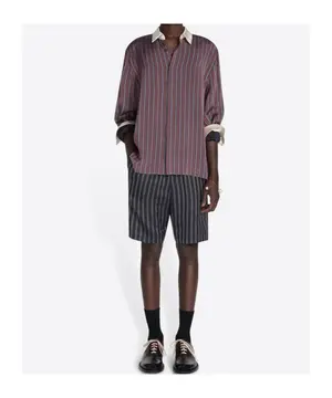Dries Van Noten Long Sleeve Striped Shirt
