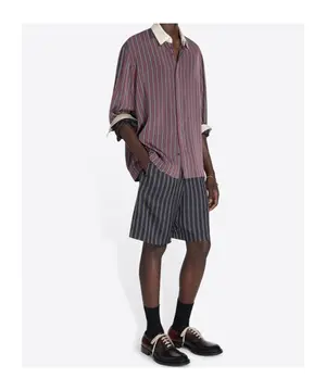 Dries Van Noten Long Sleeve Striped Shirt