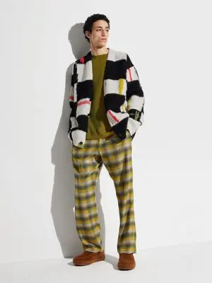 Zegna Check-print Knitted Track Pants