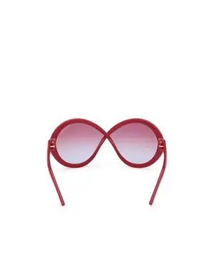 TOM FORD Oval Frame Sunglasses - Pink