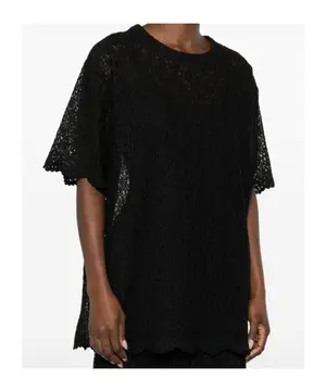 Ermanno Scervino Lace Scalloped Top