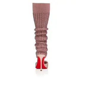 CHRISTIAN LOUBOUTIN Cassia Annmac High Heels With Embellished Legwarmer Sleeves