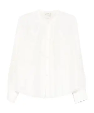 FORTE_FORTE Embroidered Blouse - Ivory