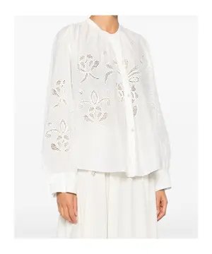 FORTE_FORTE Embroidered Blouse - Ivory