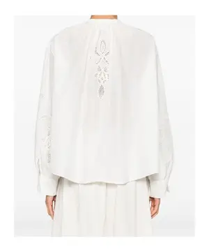 FORTE_FORTE Embroidered Blouse - Ivory