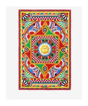 Dolce & Gabbana Printed Terry Bath Towel