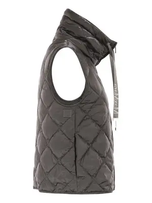 Max Mara Tregic Zip-up Gilet - Dark Grey