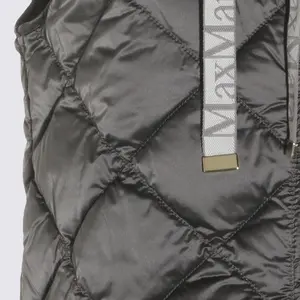 Max Mara Tregic Zip-up Gilet - Dark Grey