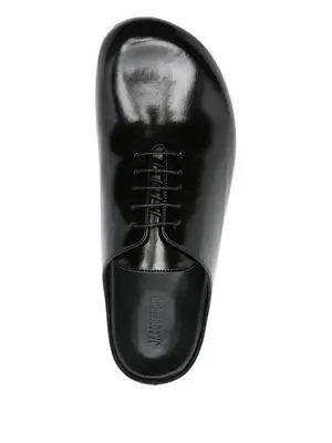 Jacquemus Slip-on Lace-up Mules - Black