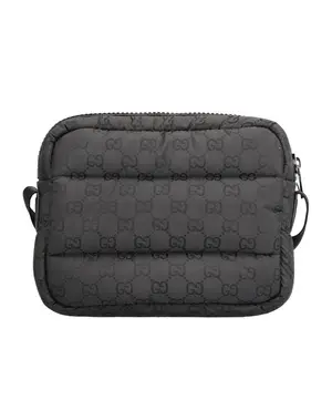 Gucci Gg Monogram Padded Messenger Bag