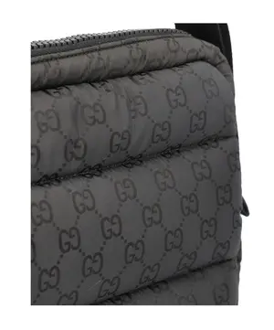 Gucci Gg Monogram Padded Messenger Bag