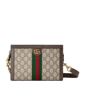 Gucci Ophidia Small Shoulder Bag - Beige/ebony
