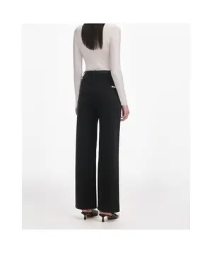 SELF-PORTRAIT High Waisted Straight Leg Jeans