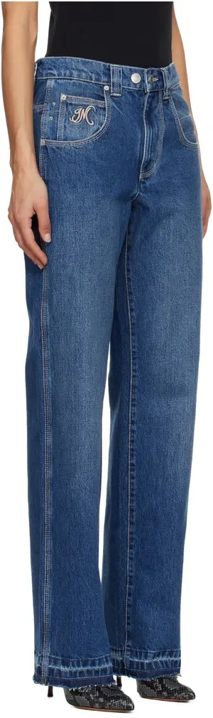 Isabel Marant Étoile Jeyda Straight Leg Jeans - Blue