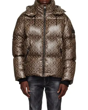 Mackage Kent Down Jacket With Monogram Print - Multicolor