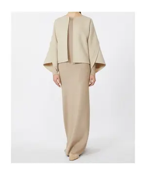 Max Mara Bracco Knitted Dress - Beige