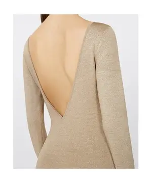 Max Mara Bracco Knitted Dress - Beige