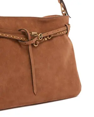Pinko Belted Large Shoulder Bag