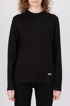 JIL SANDER Logo Plaque Long-sleeved T-shirt
