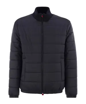 Kiton Zip-up Padded Bomber Jacket - No