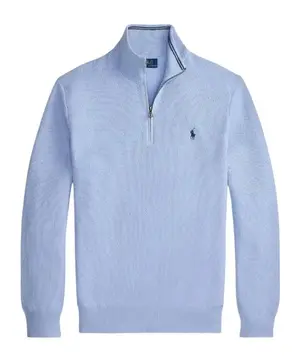 Polo Ralph Lauren Half-zip Mock Neck Sweatshirt - Blue