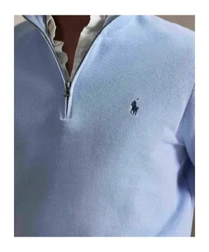 Polo Ralph Lauren Half-zip Mock Neck Sweatshirt - Blue