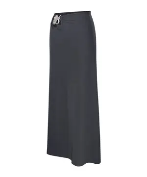 Christopher Esber Trio Stone Elasticated Waistband Maxi Skirt