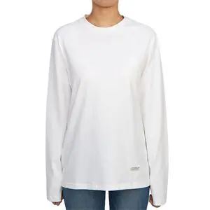 JIL SANDER Logo Plaque Long-sleeved T-shirt - White