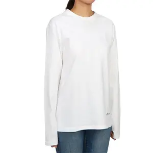 JIL SANDER Logo Plaque Long-sleeved T-shirt - White