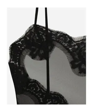 Dolce & Gabbana Lace Trim Tank Top