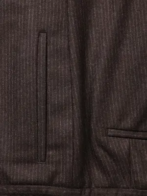 LARDINI Single Breasted Striped Two-piece Suit - Brown