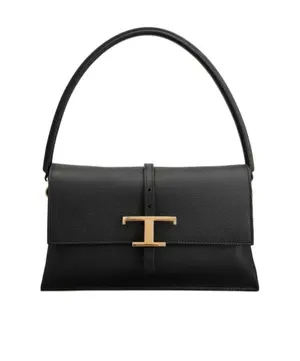 TOD'S Timeless Flap Shoulder Bag - Black