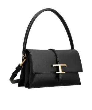 TOD'S Timeless Flap Shoulder Bag - Black