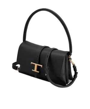 TOD'S Timeless Flap Shoulder Bag - Black