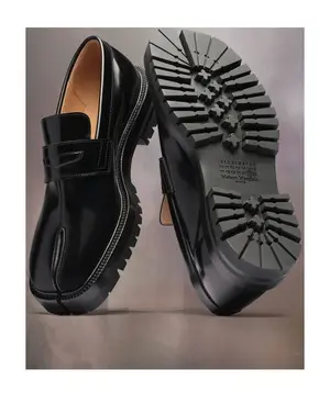 MAISON MARGIELA Tabi Slip-on Loafers With Lug Sole
