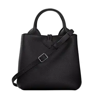 Longchamp Le Roseau S Top Handle Bag - Black
