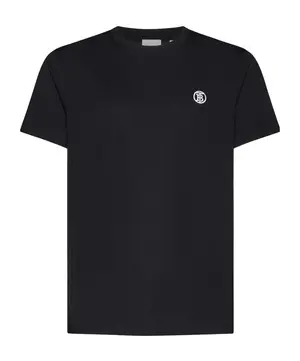 Burberry Logo Embroidered Crewneck T-shirt