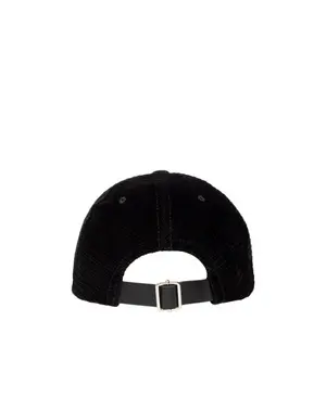 Moncler Logo Patch Baseball Cap - Black